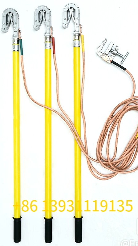 Iso Sgs Temporary Earth Rod Hv Earthing Equipment 4-way Grounding Set ...