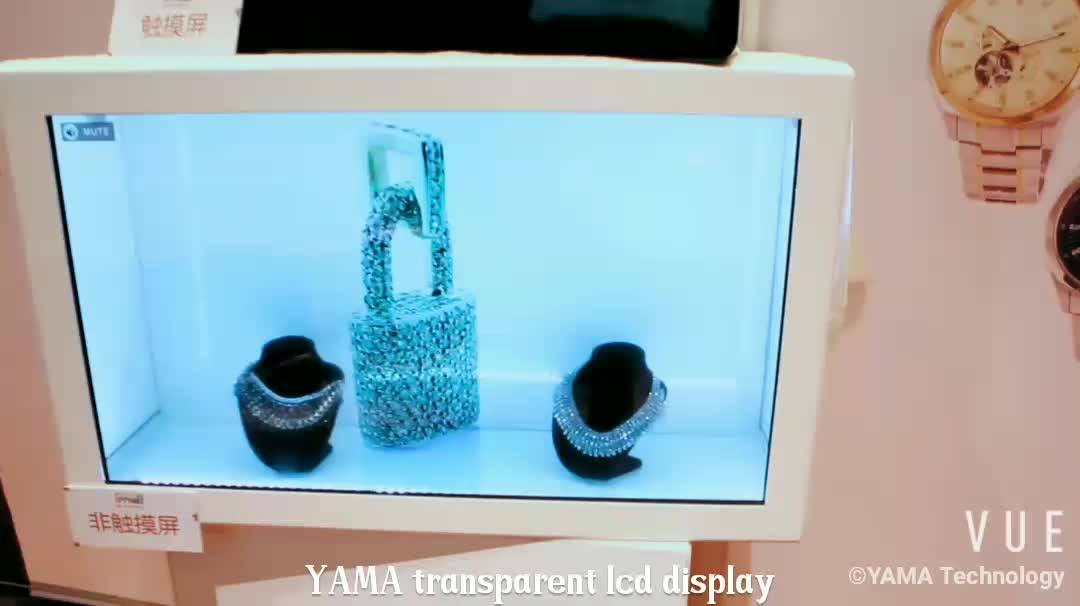 See Through Advertising Led Backlight 43inch Transparent Lcd Panel ...