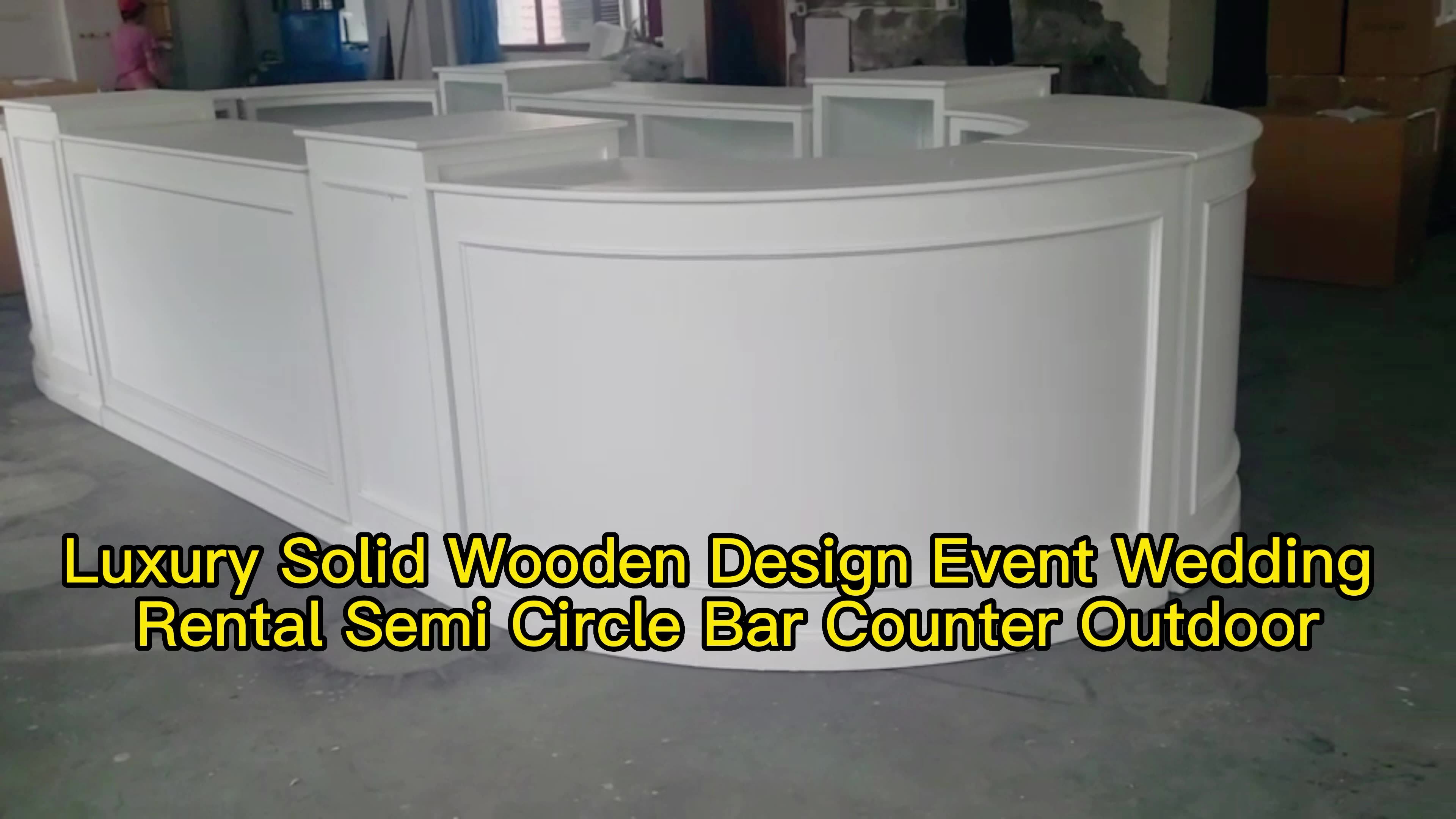 Luxury Solid Wooden Restaurant Bar Counter Design Customized Hotel ...