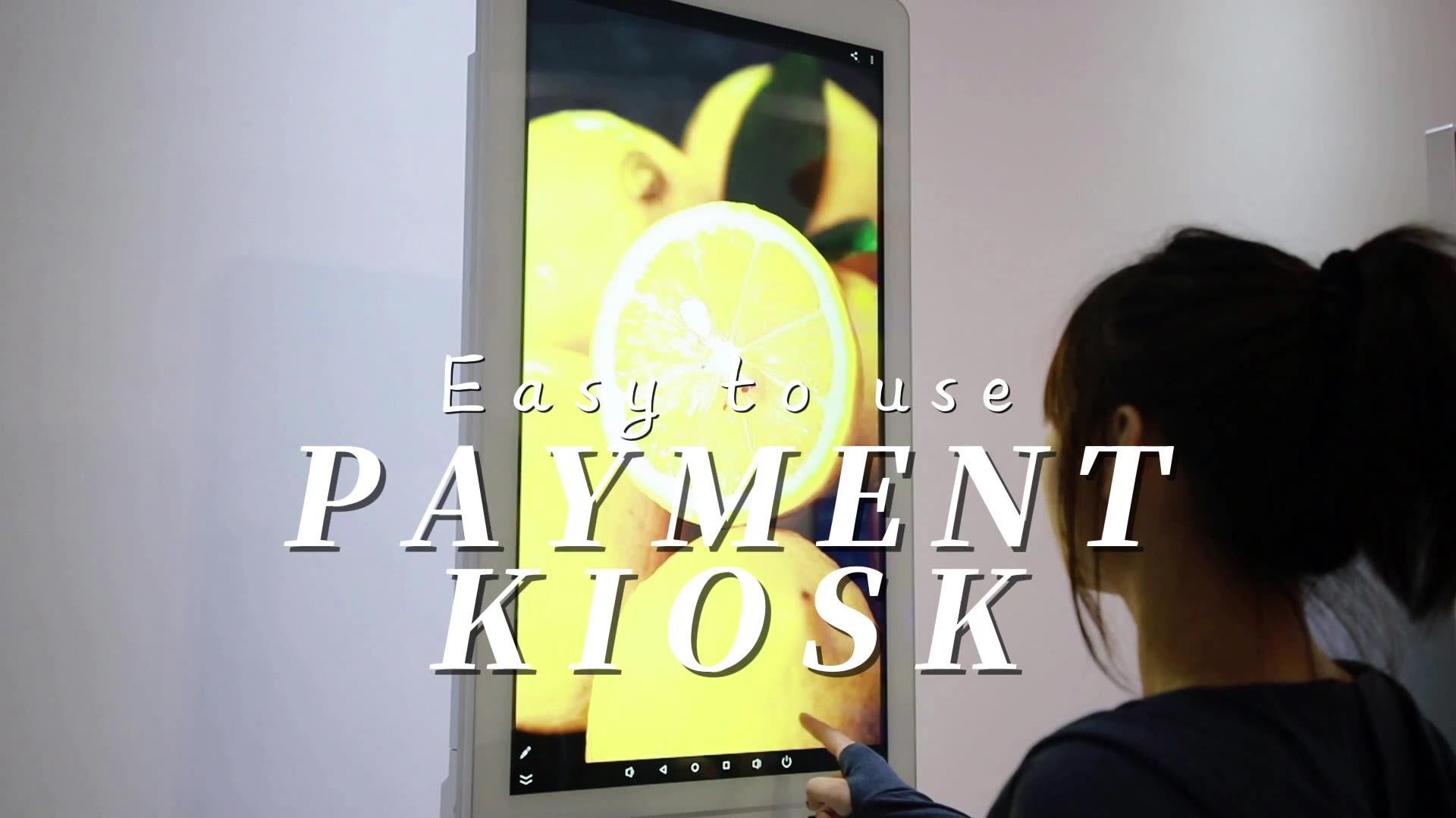 Automatic Food Kiosk Touch Screens Custom Self-service Kiosk Menu ...