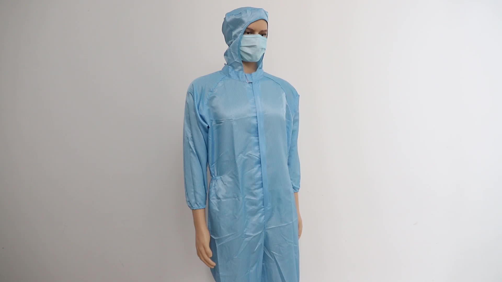 Ln1560101 Esd Cleanroom Garment Laboratory Coat Strip Antistatic ...