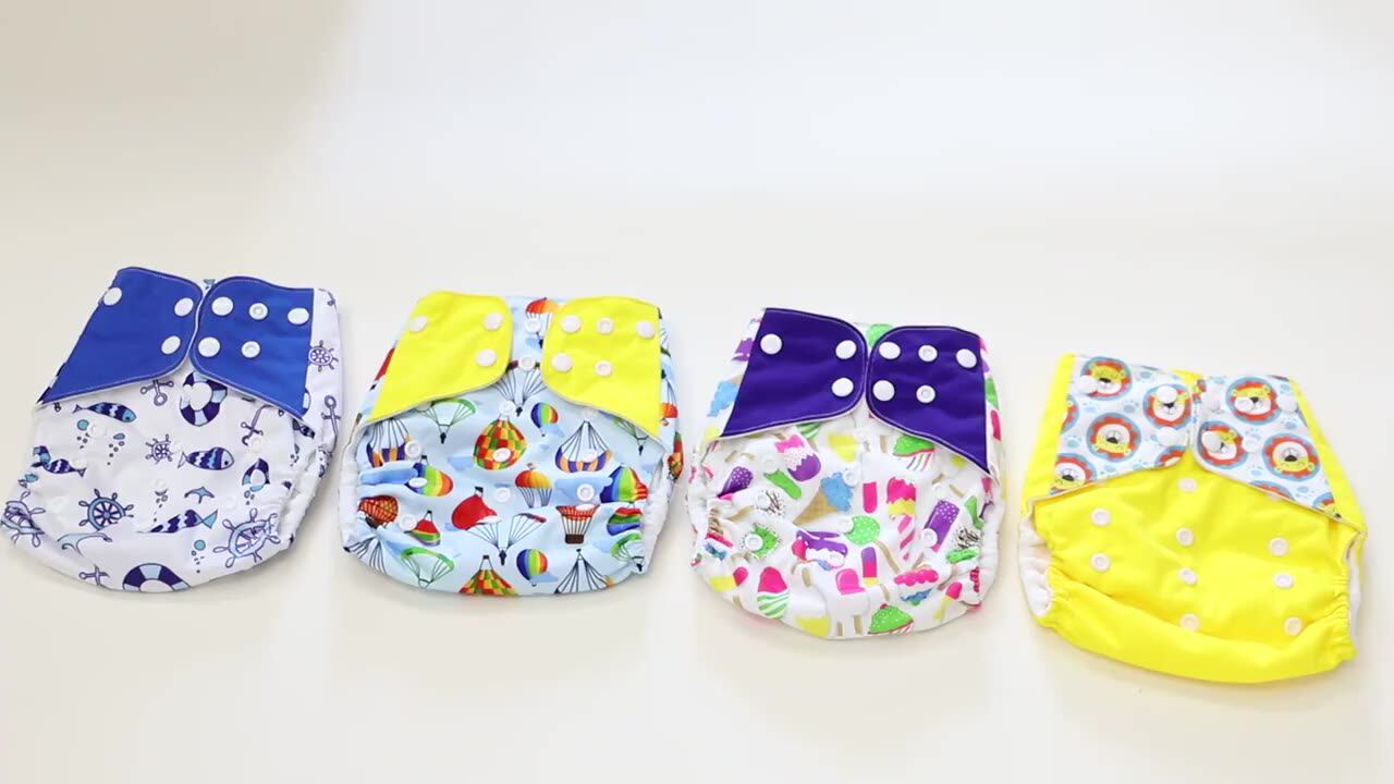 Waterproof Pul Baby Cloth Diapers Newborn Printed Cloth Nappy Custom ...