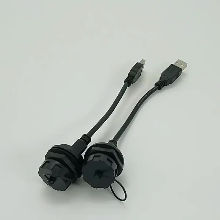 Easy Installation Waterproof Usb Connector Usb 3.0 Panel Mount ...