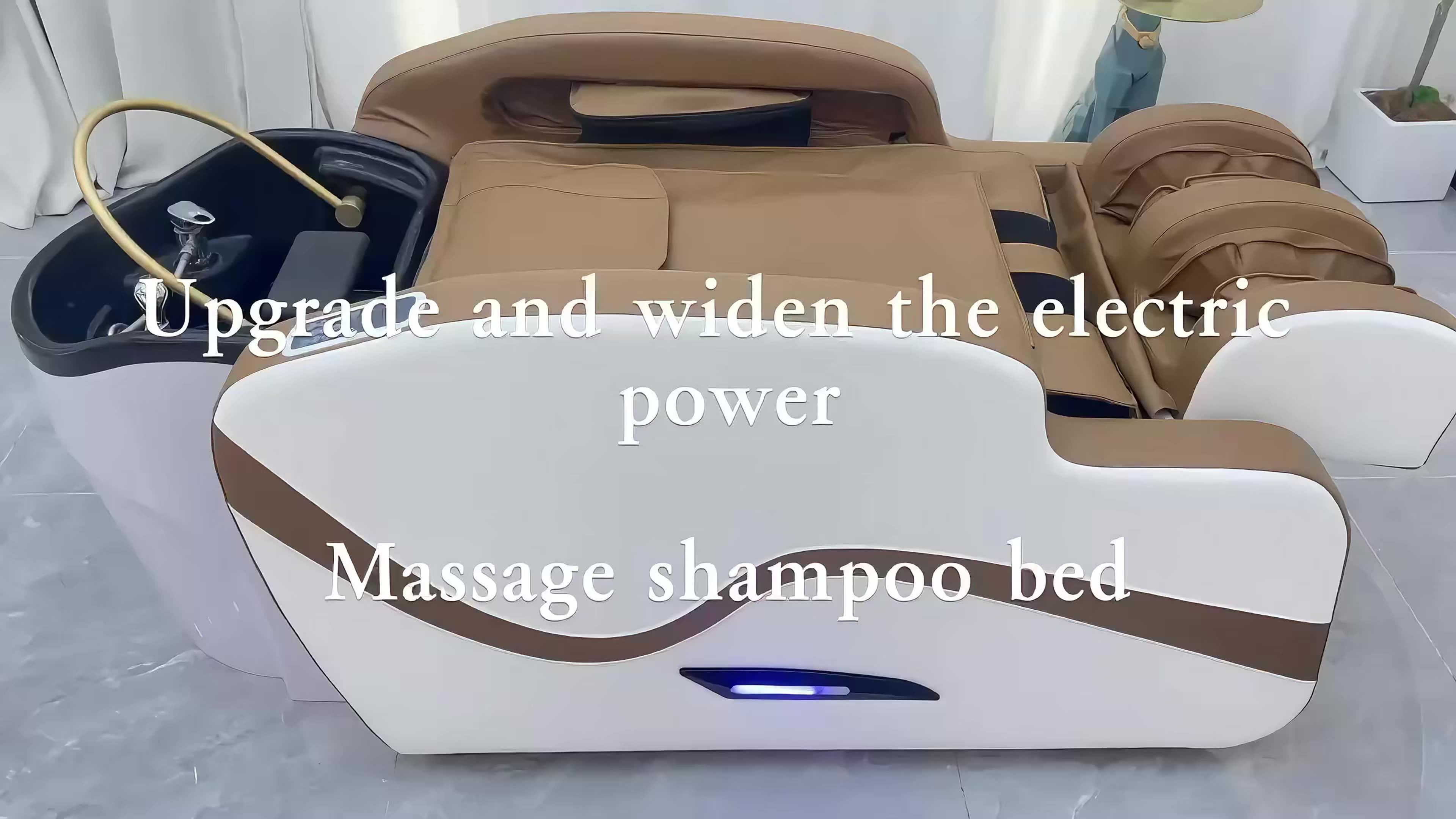 Barber Shop Special Hair Salon Shampoo Massage Chair Lay Down Hair ...