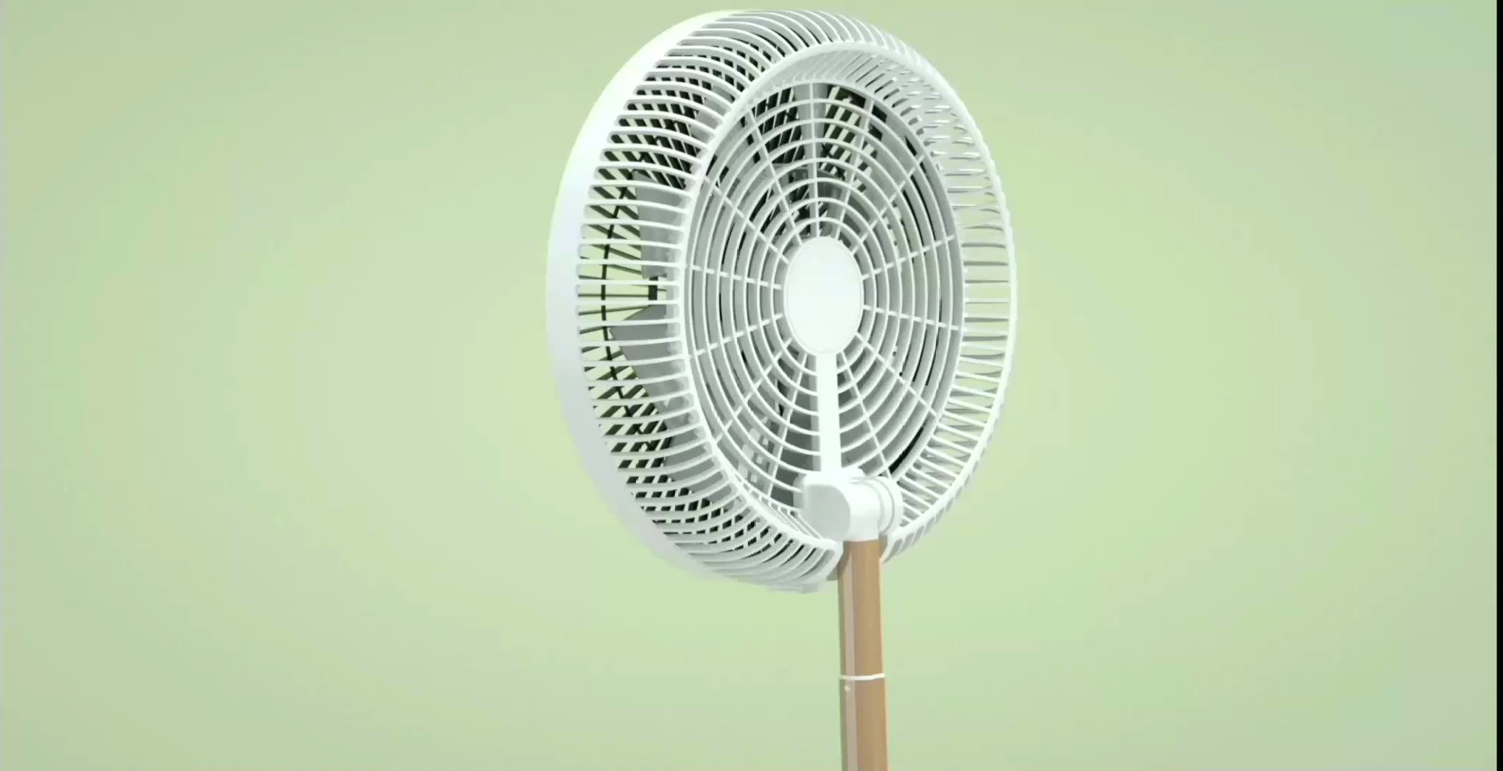 Minimalist 12v Dc Rechargeable Telescopic Folding Fan Pan Tebal Fan ...