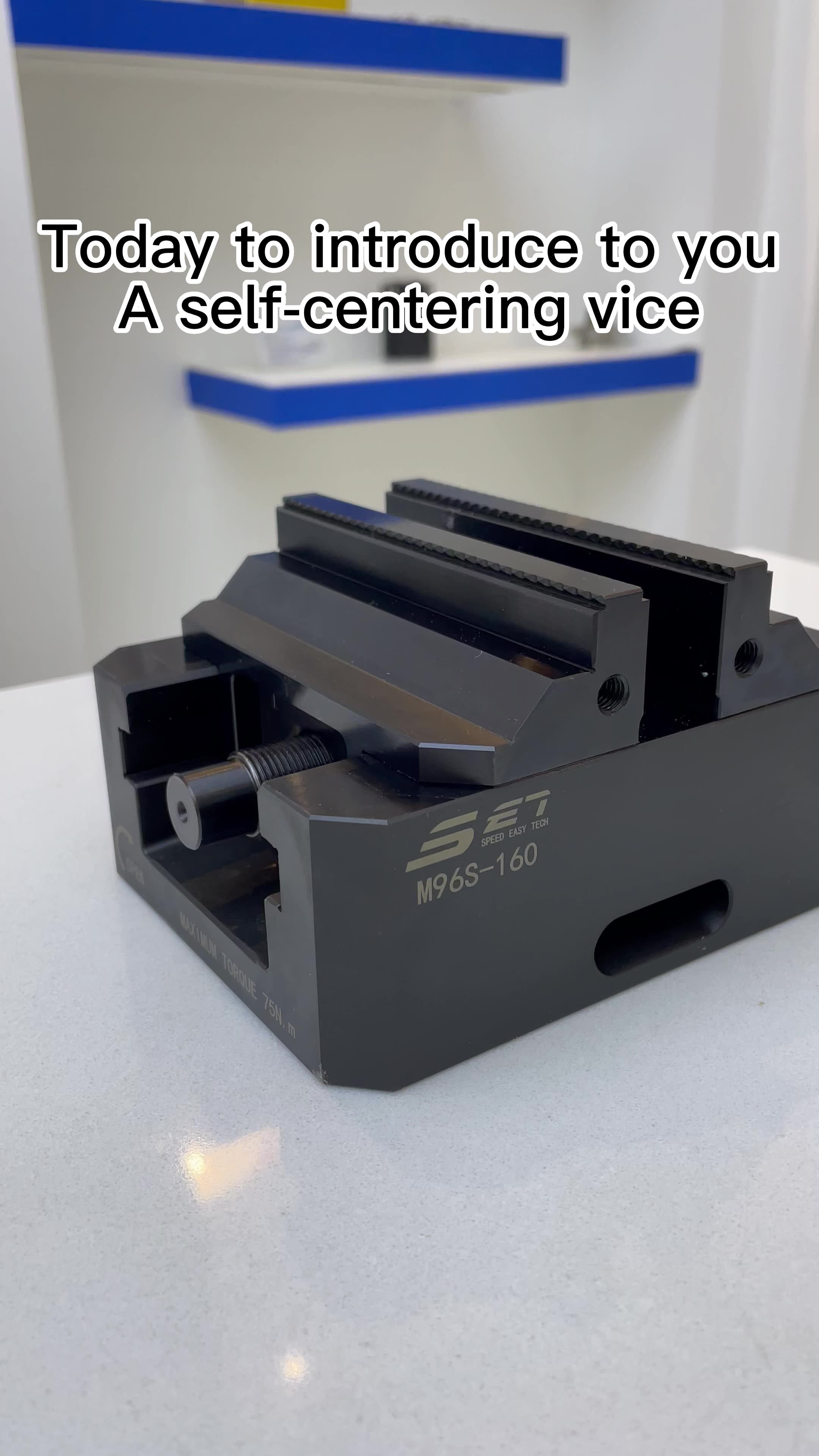 M96s-160 96mm Hole Pitch Simplex Position Quick Release Pneumatic Vise ...