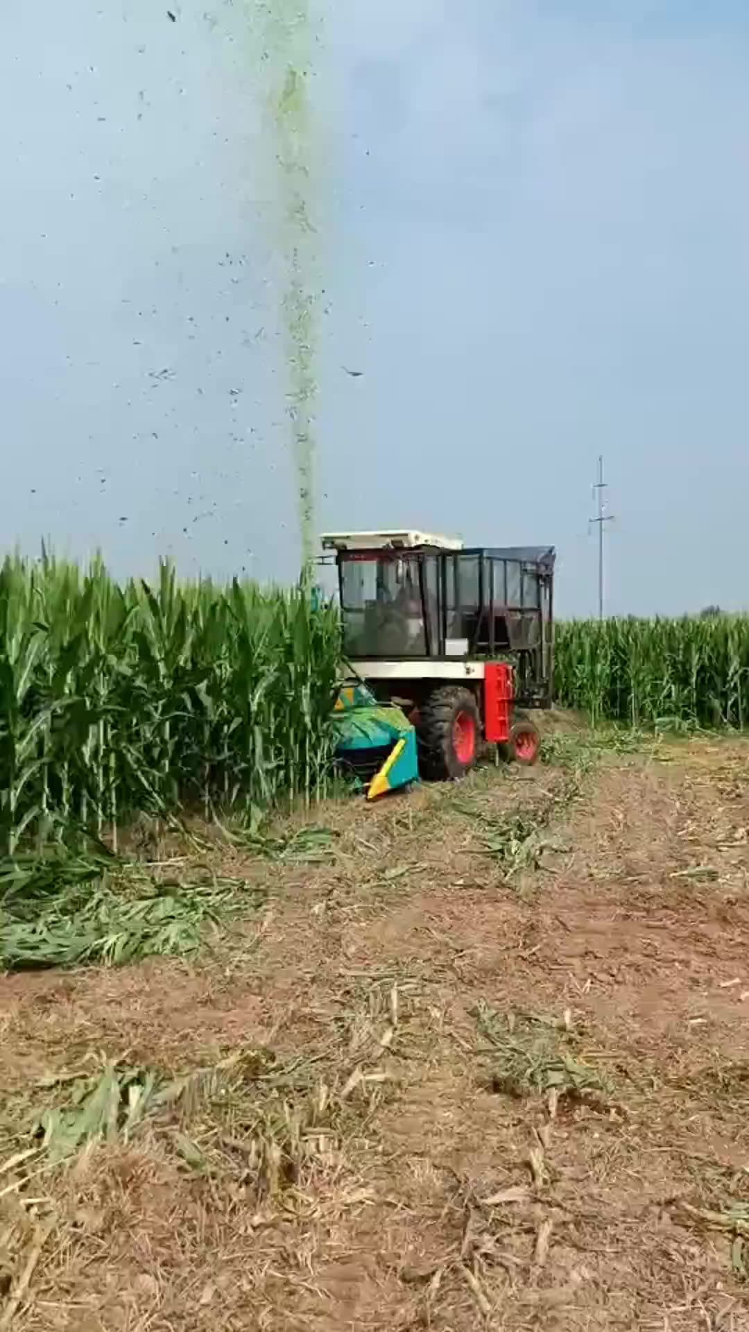 Tracked Straw Self-propelled Storage Machine Tire Type Forage High ...