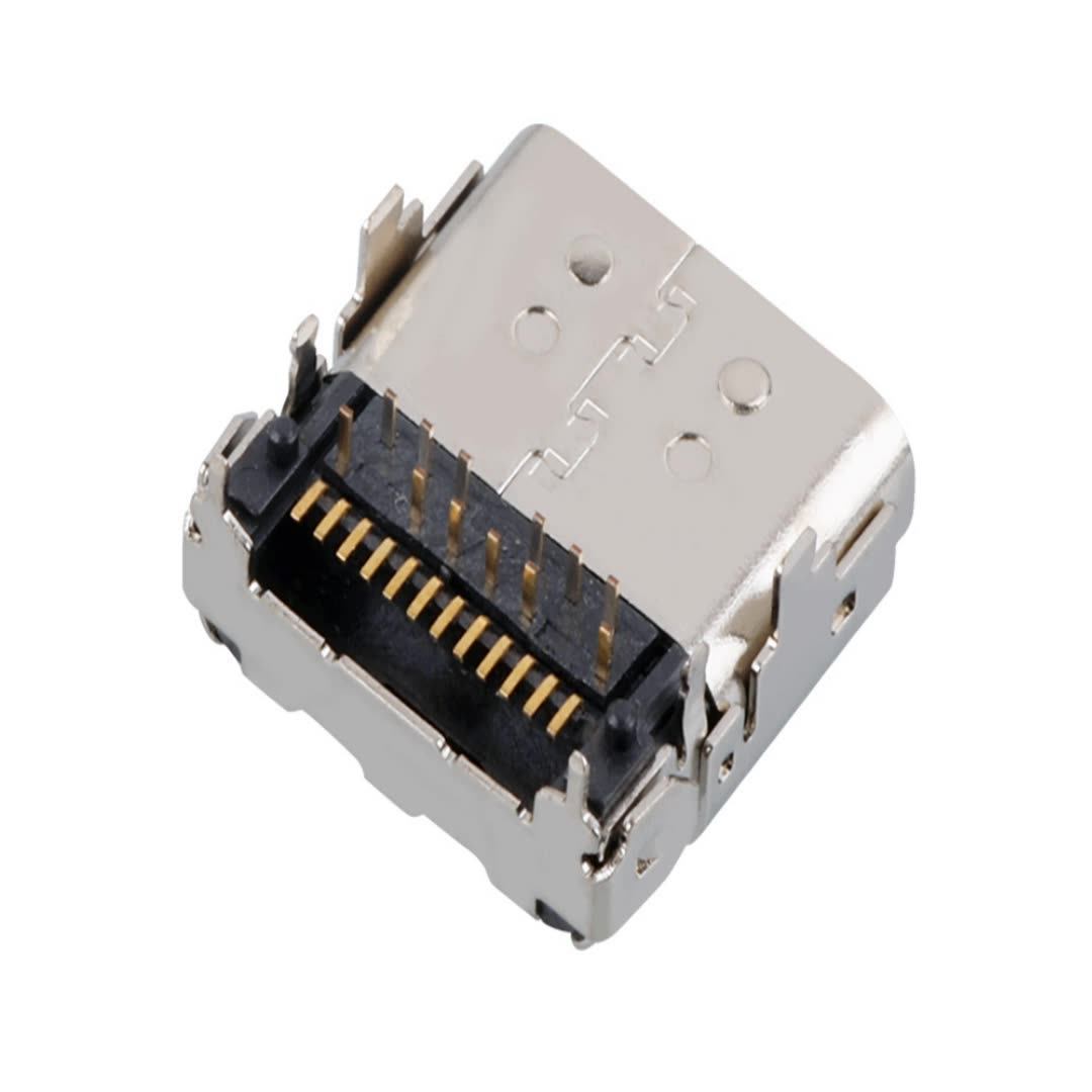 Mup-u20002 24pin Usb 3.1 Type C Female Hybrid Right-angle Receptacle ...