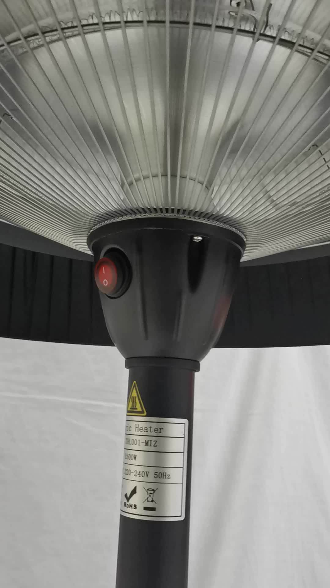 1500w Ir Medium Wave Quartz Infrared Lamp Infrared Halogen Heat Lamp ...