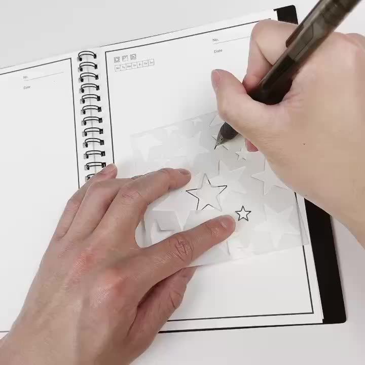 Newyes Hardcover Plain Wire Bound Planner Smart Exercise Book ...