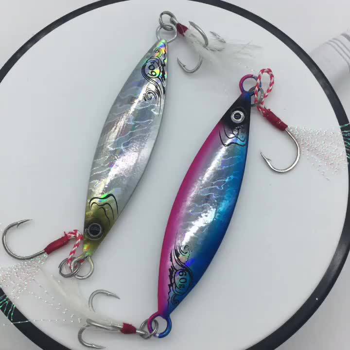 New Japanese Fishing Lure Metal Jig Slow Pitch Lead Fish Jig Lead Fish ...