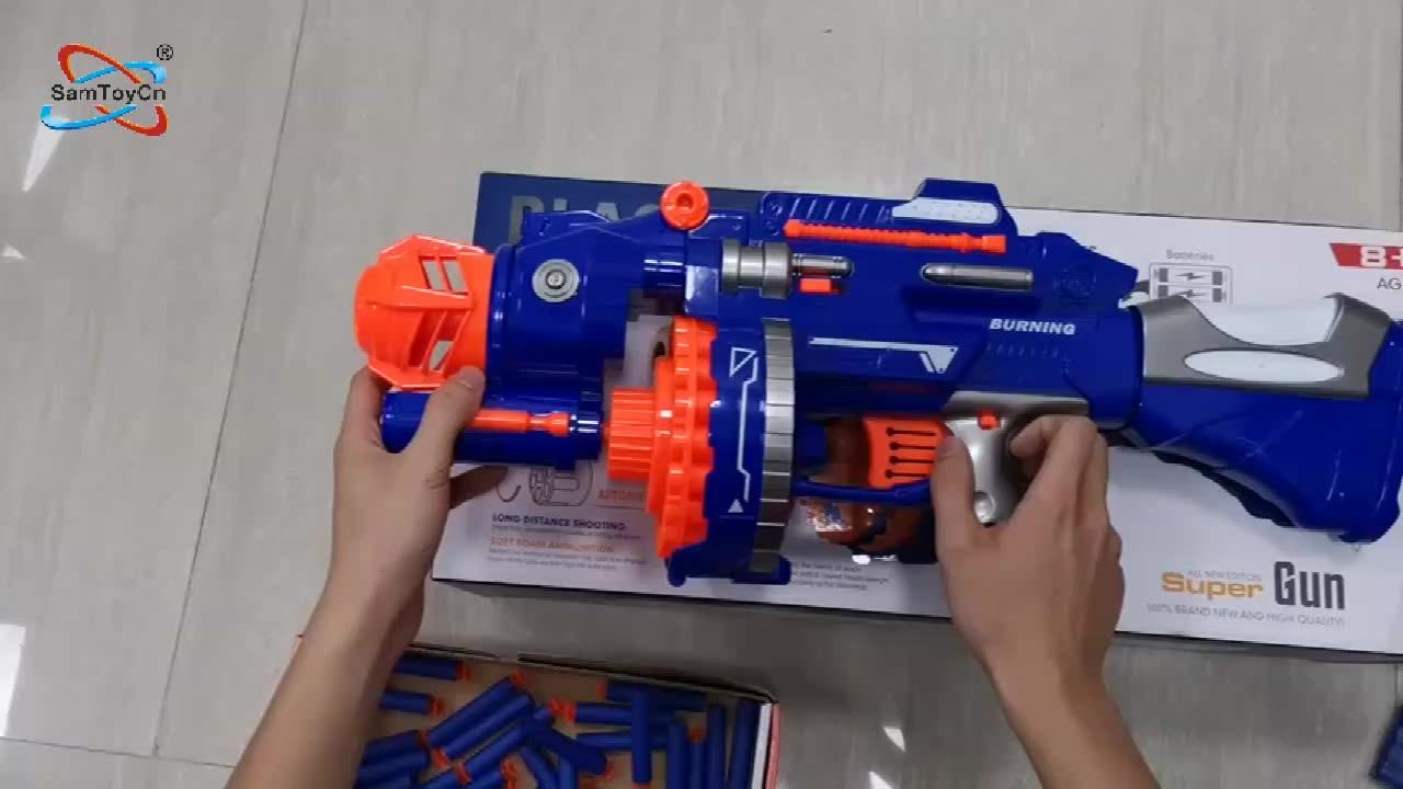 Kids Gun Toy Automatic Electronic Sniper Pistola Eva Foam Soft Bullet ...