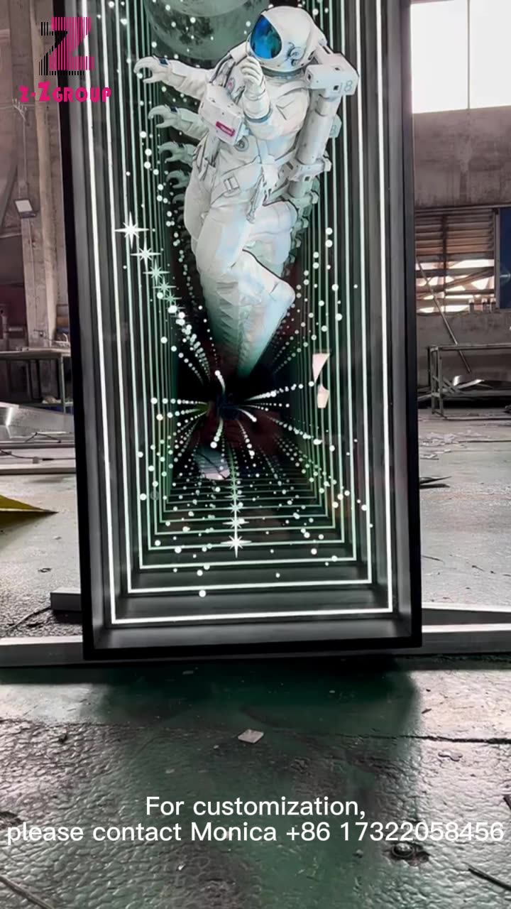 Custom Mirror Infinite Sign Abyss Mirror Neon Infinity Wall Mirror ...