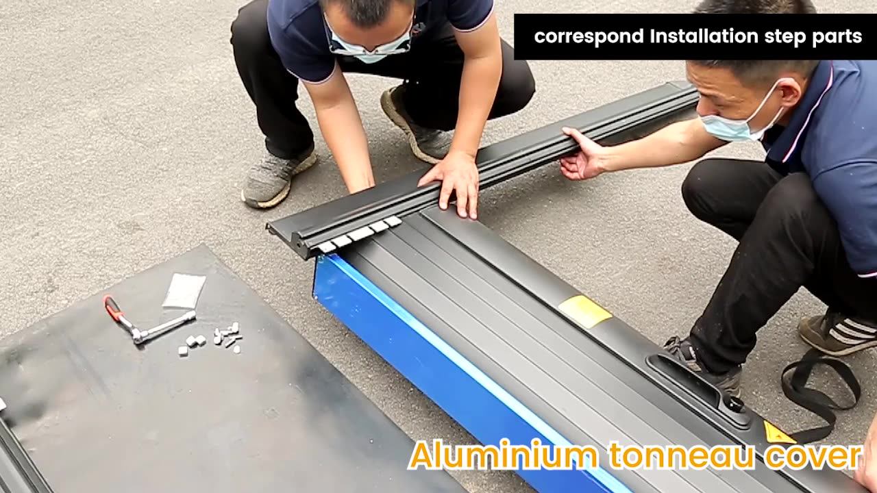 Pickup Tail Box Truck Cover Retractable Aluminum Roller Shutter Lid ...