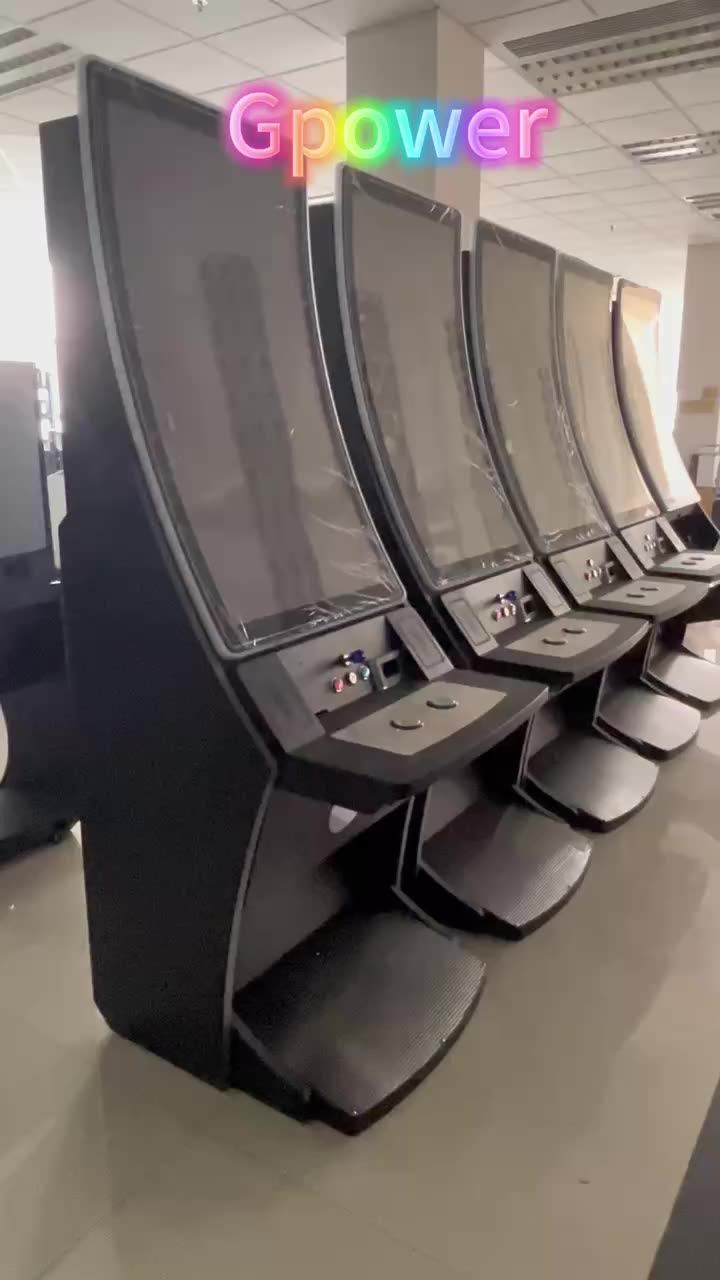 32/43 Inch Coin-operated Game Console Vertical Curved Monitor Diamond ...