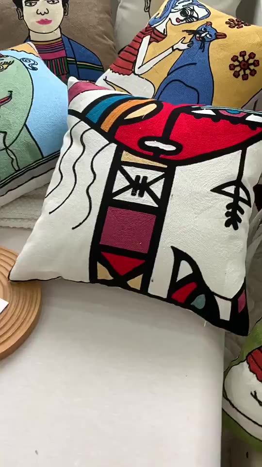 Custom Classical Picasso Abstract Throw Pillows Cushion Cover Home ...