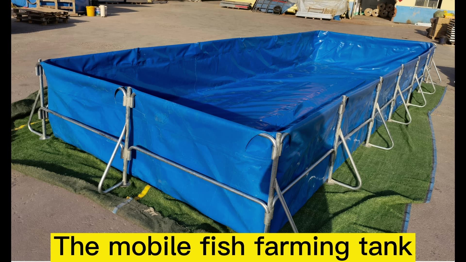 Portable Fish Farming Pools Flexible Aquaponic Aquaculture Tanks For ...