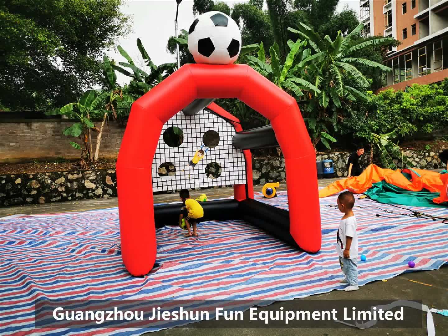 Customized Design Inflatable Football Games Inflatable Soccer Ball Goal ...