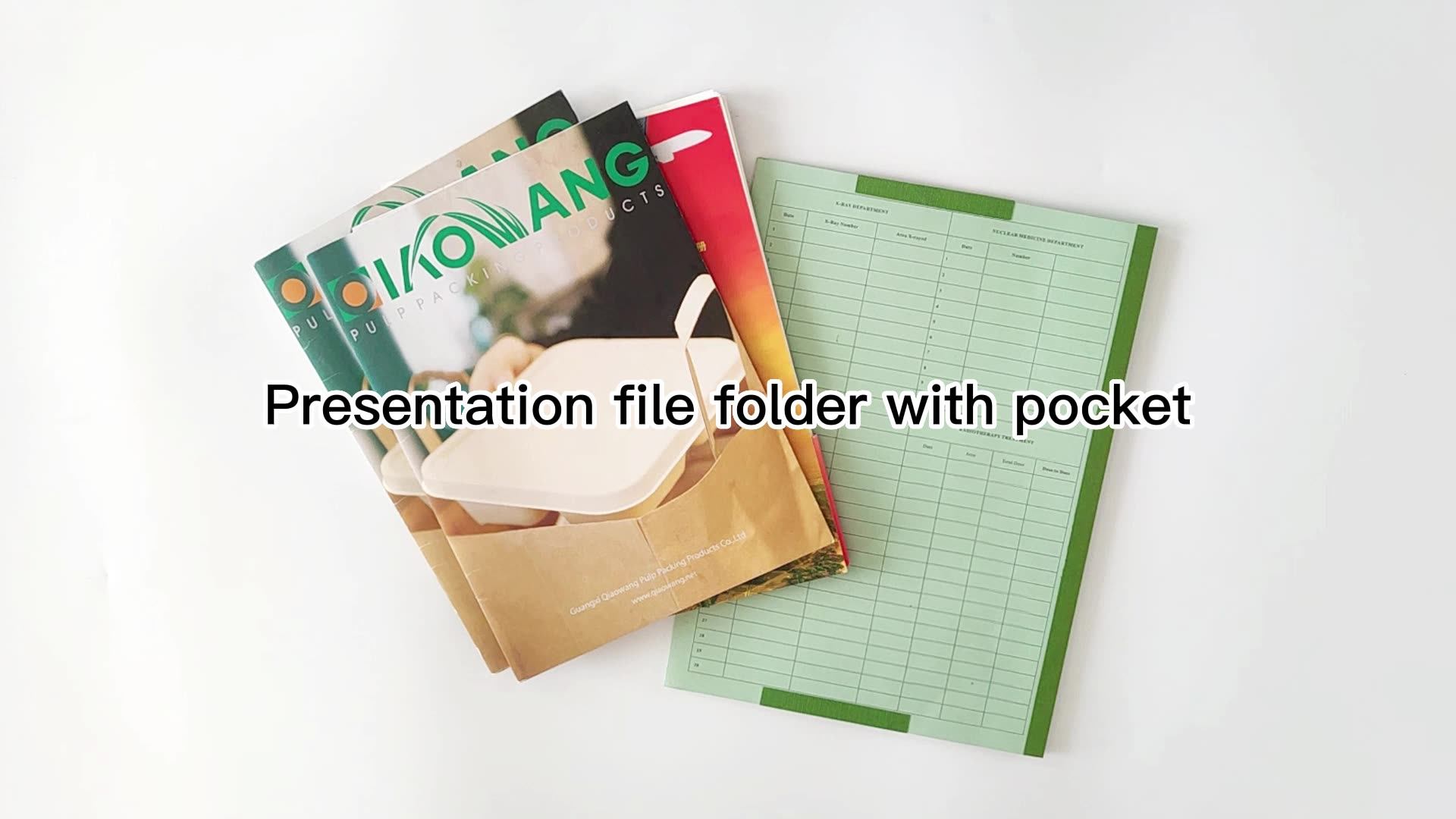 China Factory Printing A4 A5 Paper Document Presentation File Folders ...