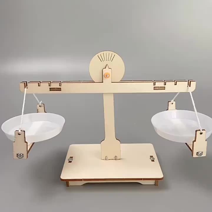 Diy Montessori Educational Wooden Toys Balance Scales School Physics ...