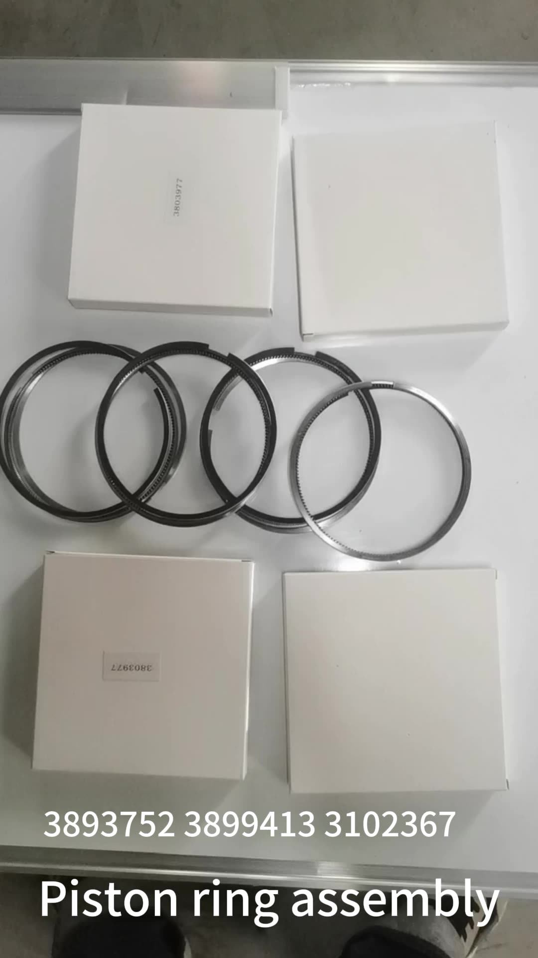 M11 Motor Especificaciones Tecnicas Piston Ring 3803977 It Consists Of ...