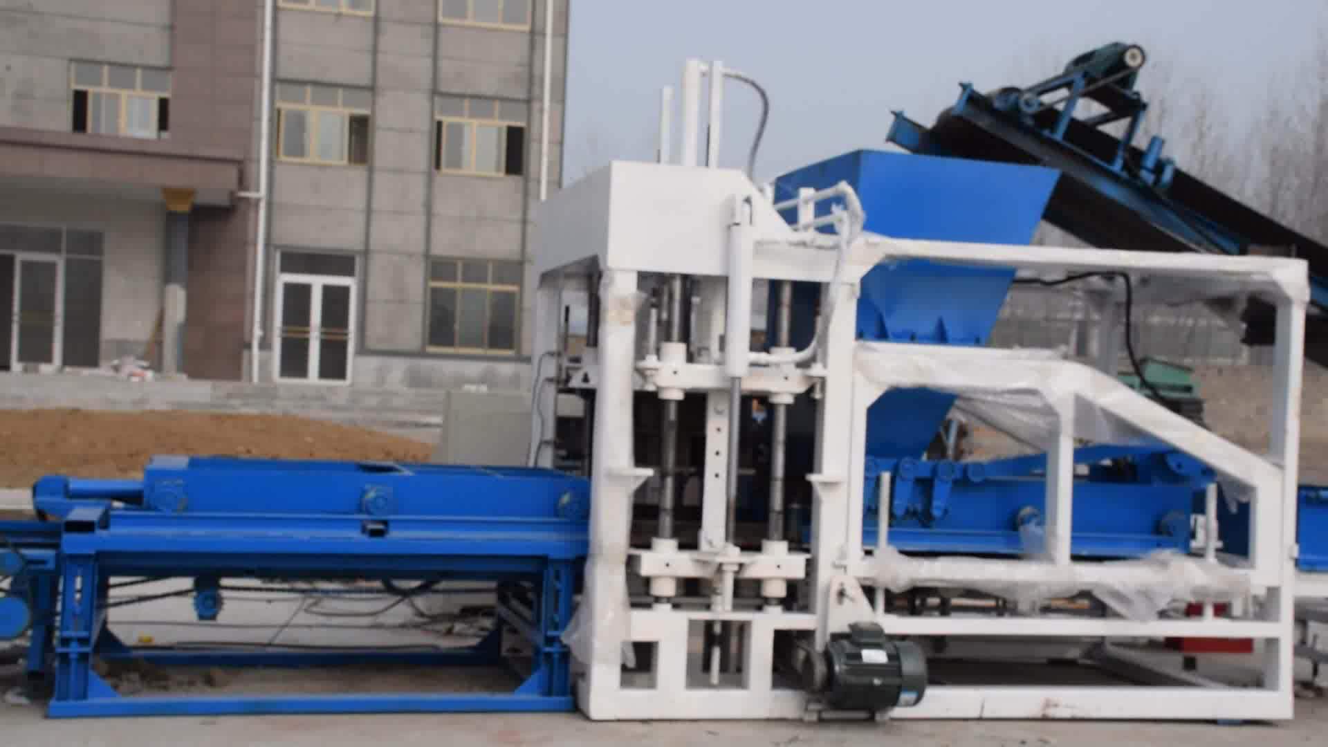 Factory Price Qt4-18 Vibro And Hydraulic Press Retaining Wall Concrete ...