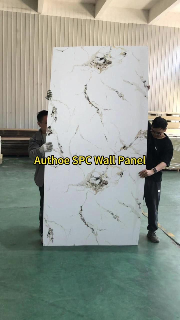 Authoe Wpc Spc Pvc Wall Panel Marble Kitchen Panels Wall Decor Interior ...