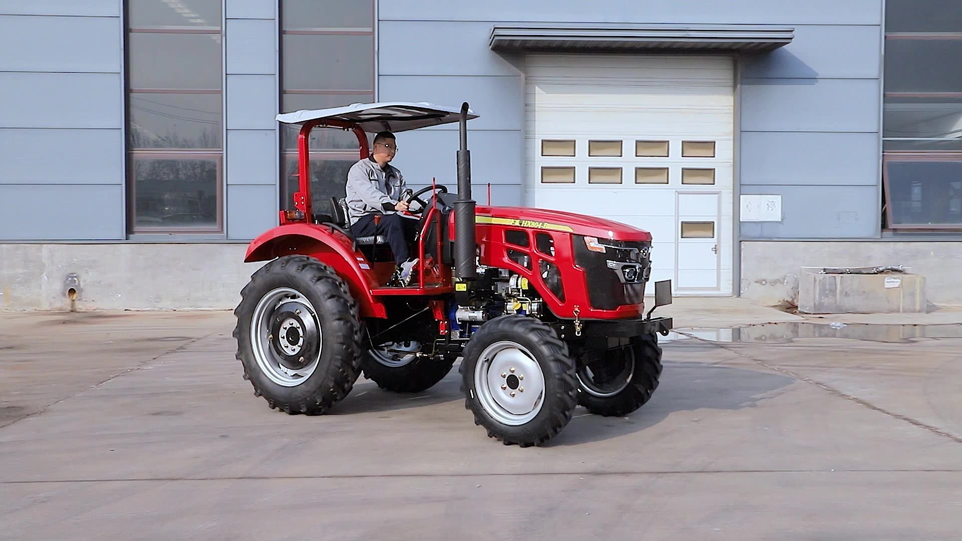 Traktor Pertanian Mini 4x4 Traktor Agro Hutan Roda Empat 55hp 60hp ...