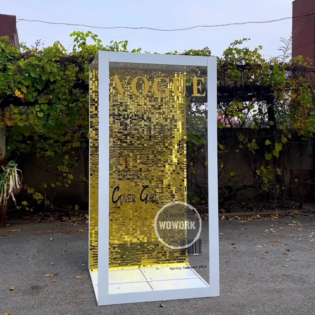 Wowork Wholesale Acrylic Photography Box Magazine Front Walk In Booth ...