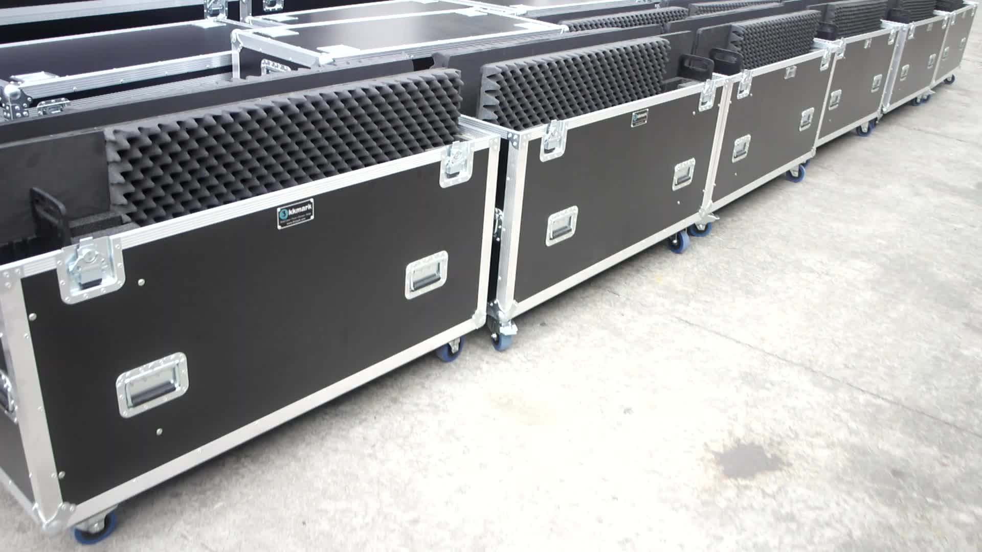 Universal Dual Plasma Tv Flight Road Case With Penn Accessories For 55 ...