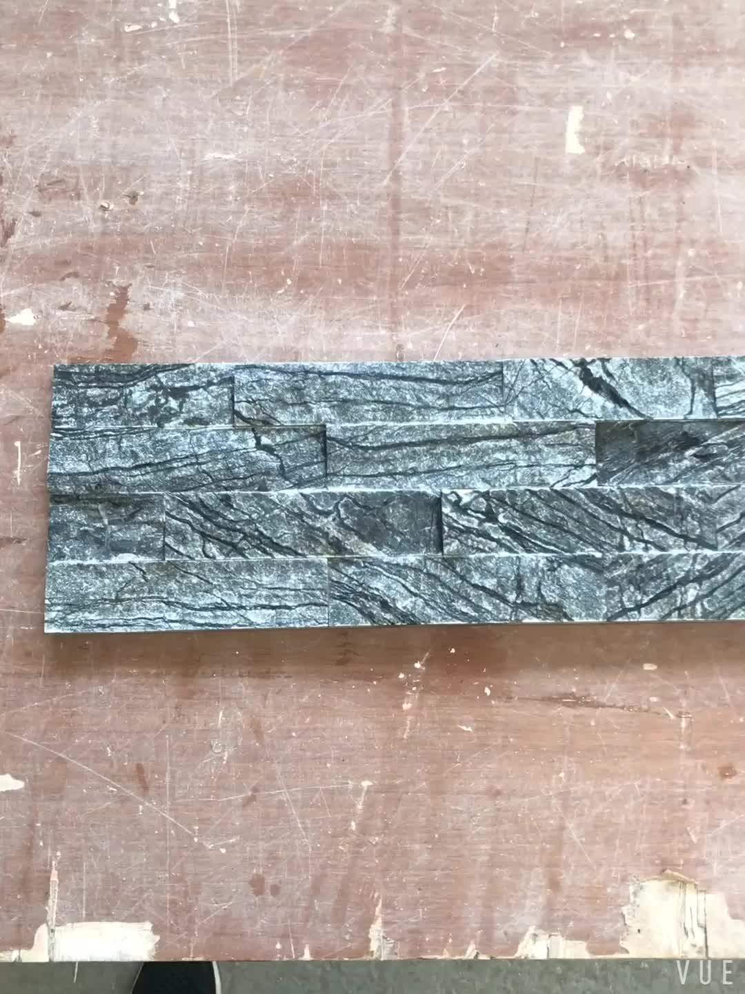 Natural Stone Ancient Wood Grey Marble Culture Stone Effect Exterior ...