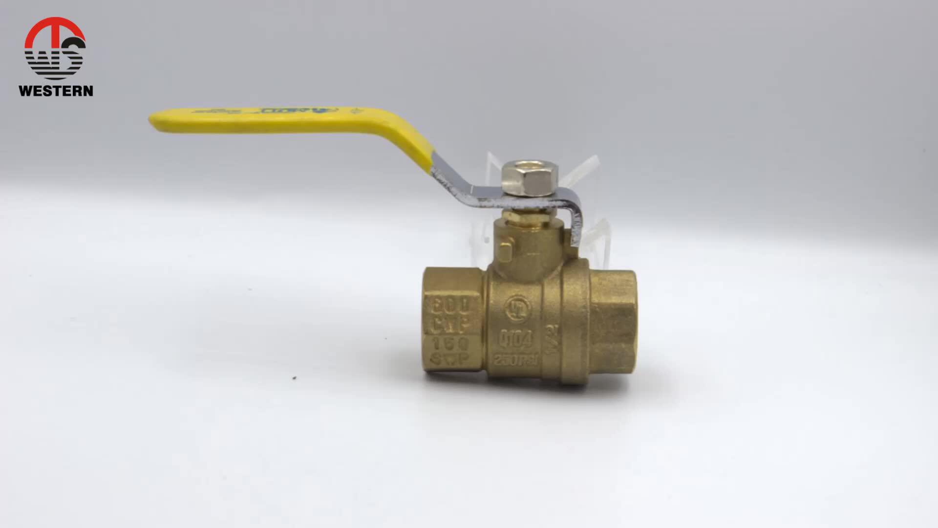 Full Port Forged Brass 1/2 Dn20 Fxf Bsp Npt Thread Kitz Model Ball Cock ...