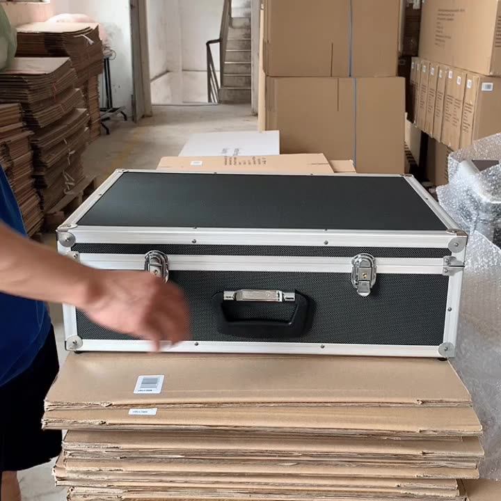 Cd Flight Case Black Aluminum 400 Cd Dvd Case With Drawer 200 Hanging ...