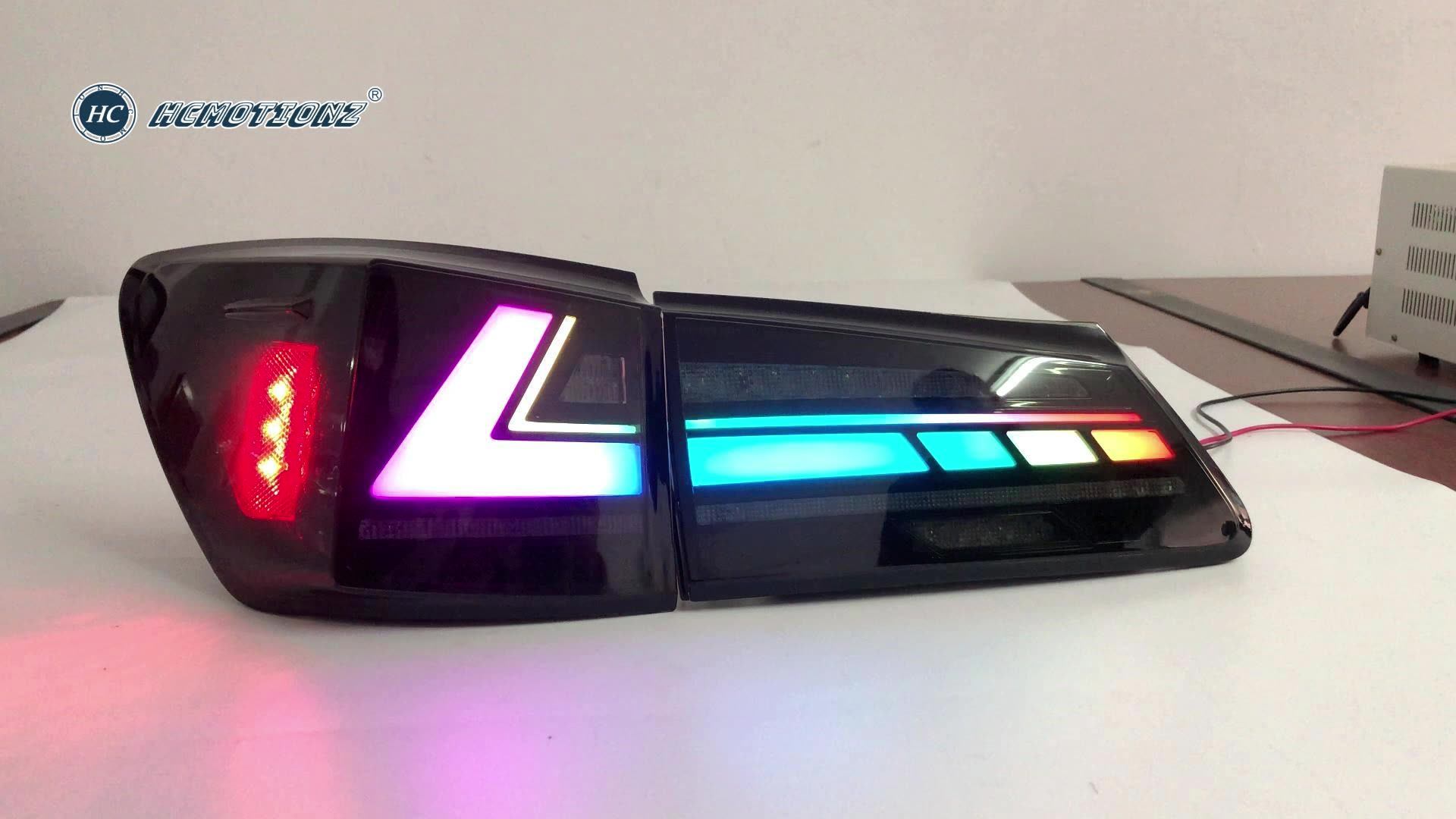 Hcmotionz V1 Rgb Dazzle Drl Is250 Is350 Is 220d Back Rear Lamp 2006 ...