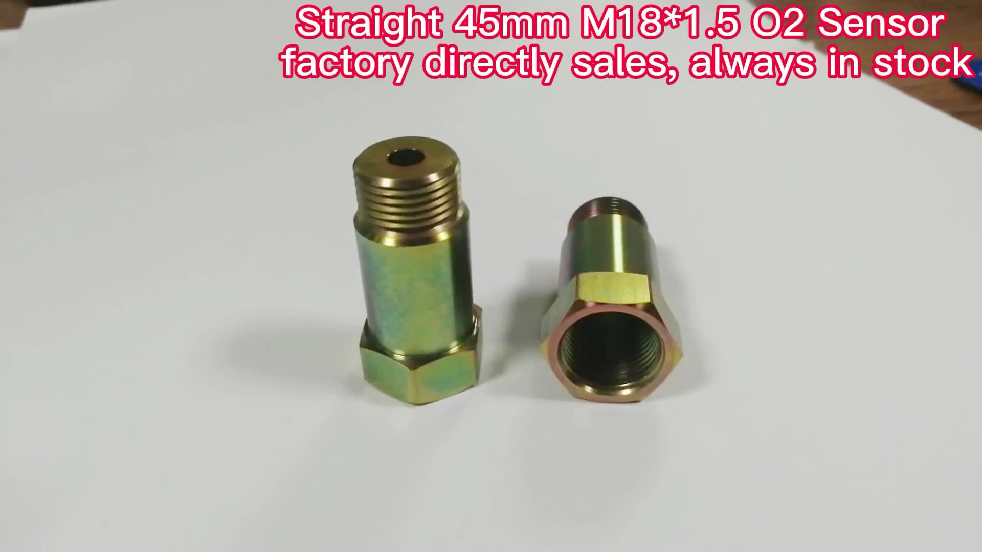 O2 Oxygen Sensor Extension Spacer 45mm Color Zinc Connector Fix 45mm ...