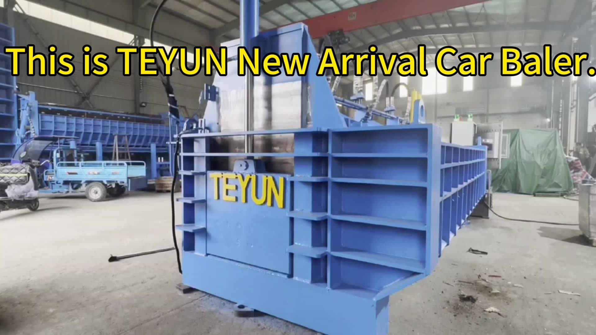 Teyun Chart-topping Car Baler Machine Automobile Baler For Recycling ...