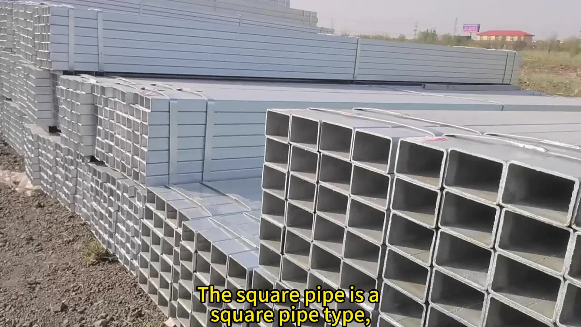 Astm A36 Pre-galvanized Rectangular Welded Steel Tube Ms Iron Steel ...