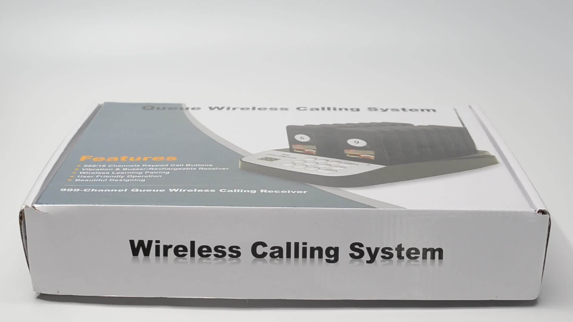 Restaurant Wireless Guest Paging Coaster Pager Calling System Device ...