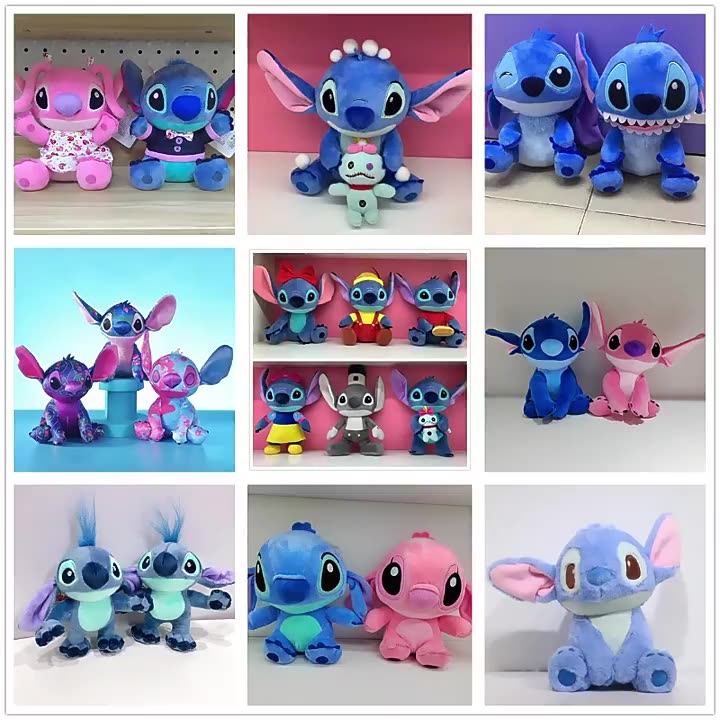 Hot Selling Plush Cartoon Doll Stitch Hair Red Action Figure Stitch ...