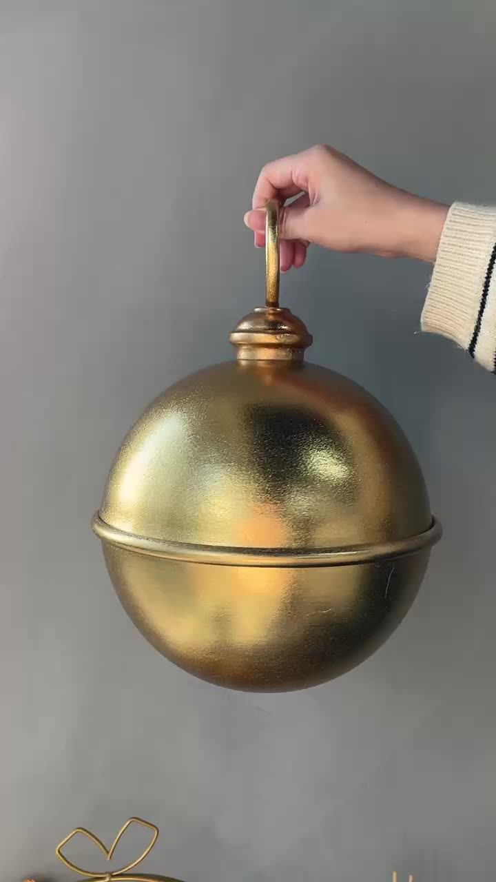 Metal Christmas Bell 5/6/8 Inch Metal Ball Bell Christmas Tree ...