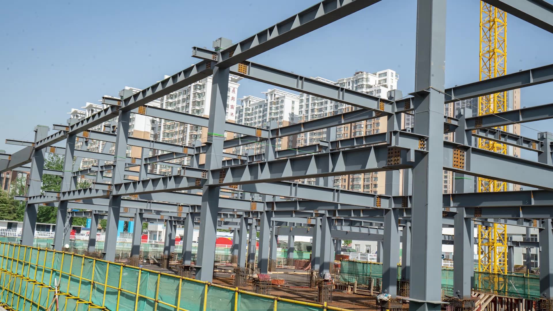 H Beam Prefabricated Steel Structure Metal Manufacture Workshop ...