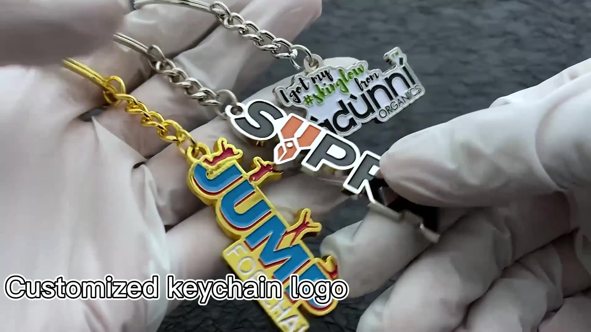 Promotional Keyring Custom 3d Logo Letters Metal Key Chains Hard Soft ...