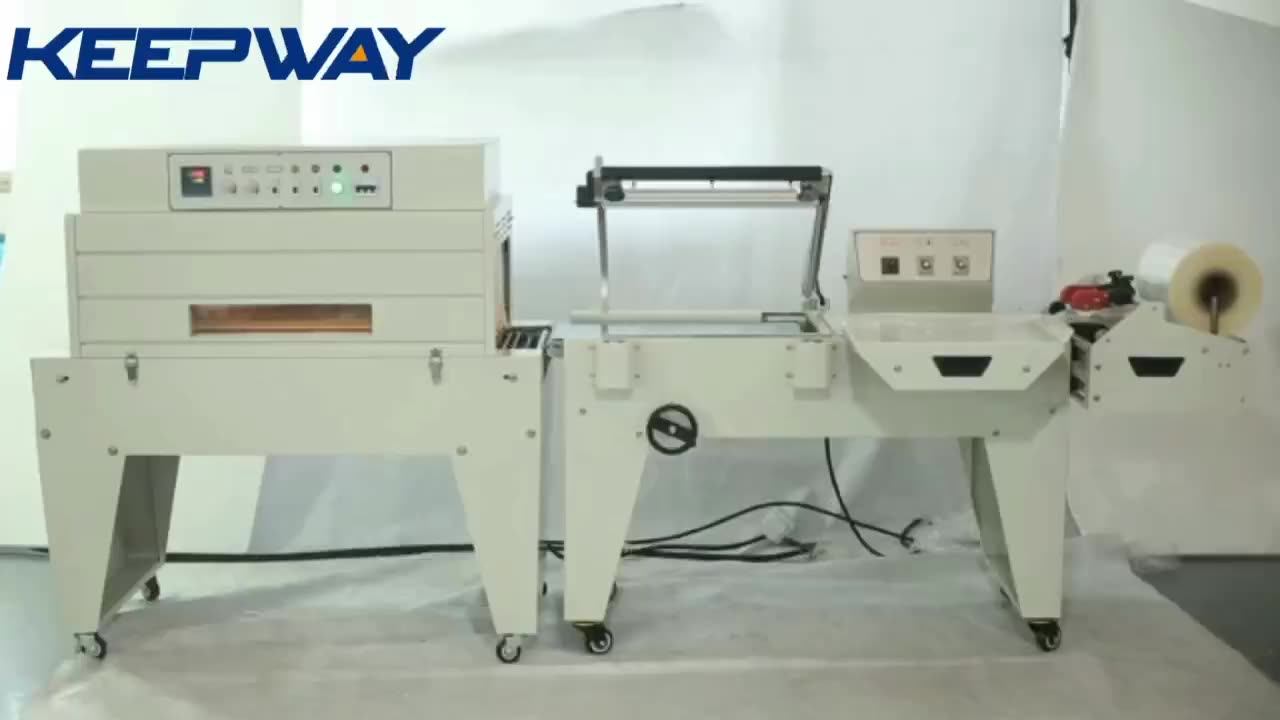 Semi Automatic Pof Film Plastic Packing Machine For Exercise Book Heat ...