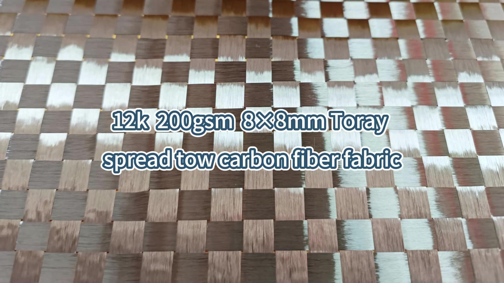 Different Style 12k Spread Tow 18mm*18mm Cube Carbon Fiber Leather In ...