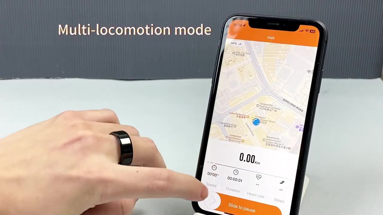 Blood Sugar Smart Ring Switch Blood Pressure Diabetes Heart Rate Smart ...