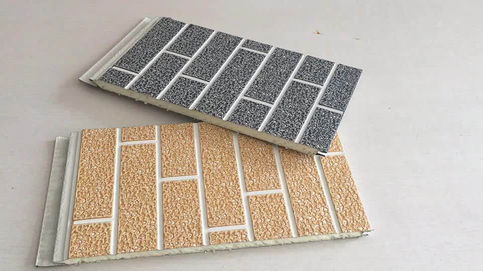 Fireproof Polyurethane Foam Faux Brick Sandwich Panels - Buy ...
