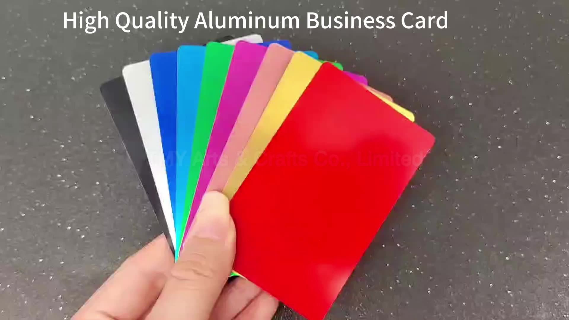 Wholesale Blank Anodized 0.8 Aluminum Metal Business Cards Blanks For ...