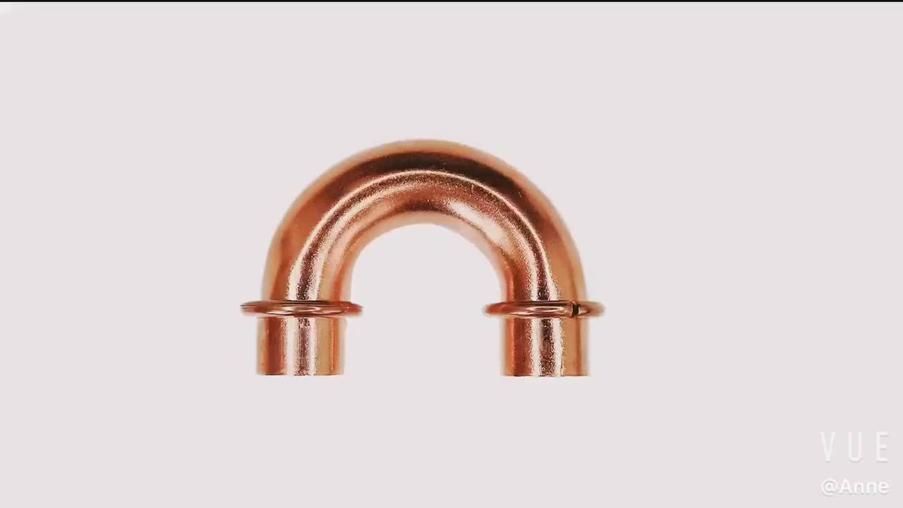 Air Conditioner Refrigeration U Type Bend Copper Pipe Fittings - Buy U ...