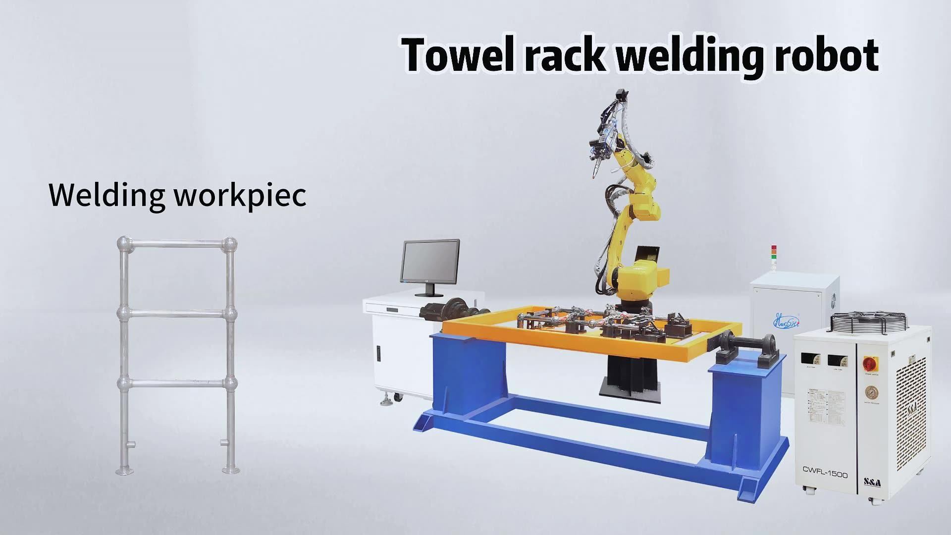 Hwashi 6 Axis Laser Welding Robot For Towel Radiator,Laser Robot ...