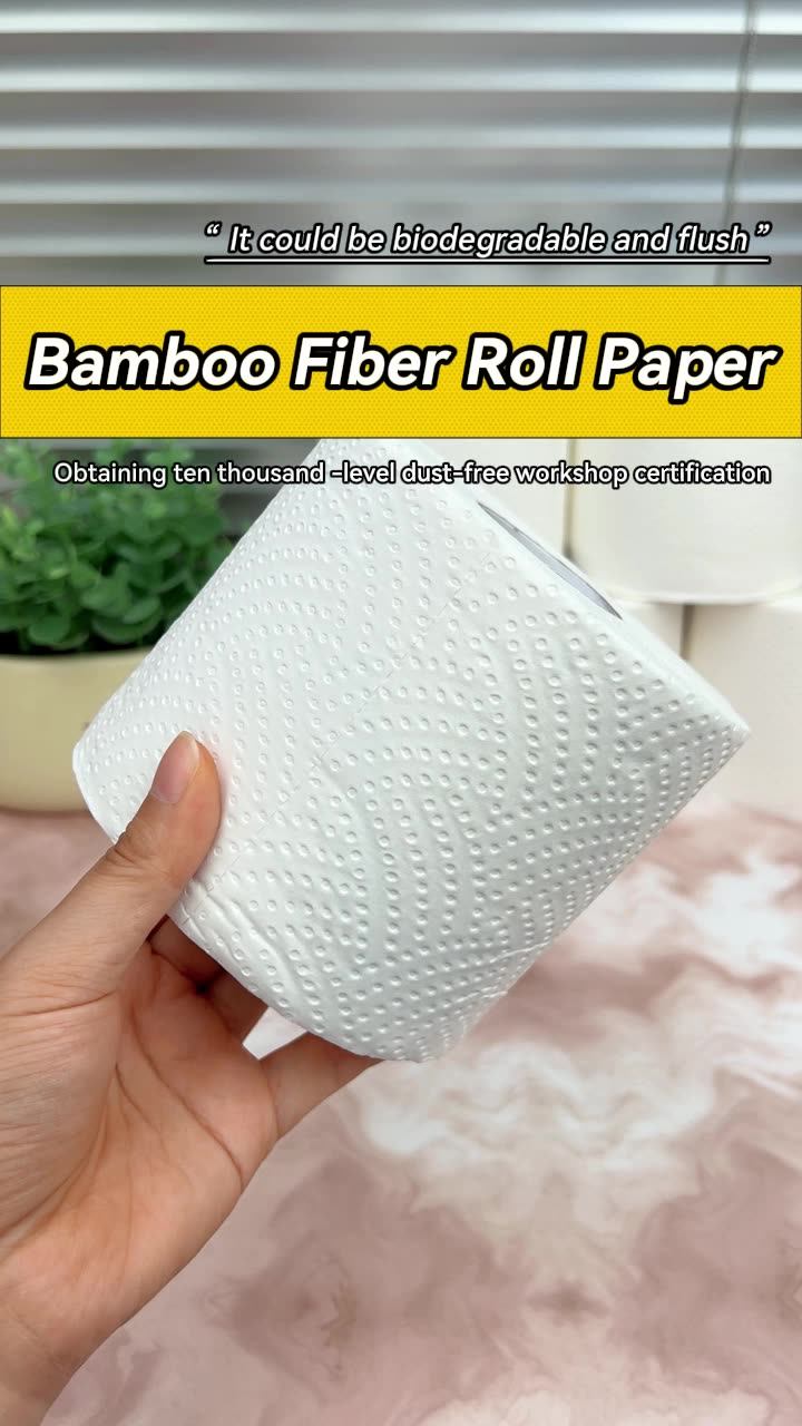 Biodegradable Eco Friendly Bath Tissue With Soft Quick Dissolving 2 Ply ...